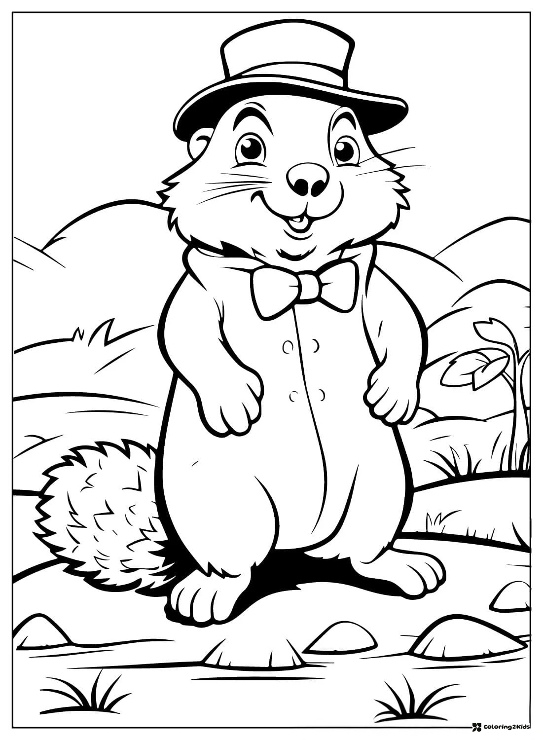 80 Groundhog Day Coloring Pages – Free Printable PDF Sheets