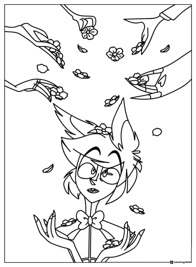 150 Hazbin Hotel Coloring Pages Free Printable Pdf Sheets