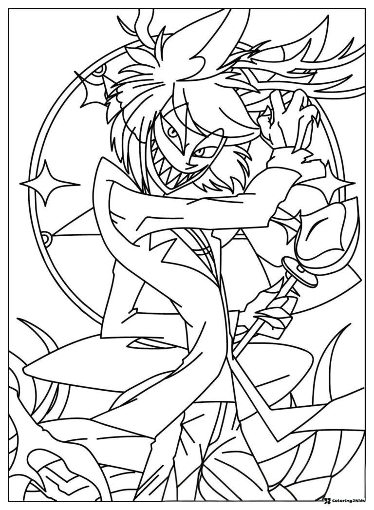 150 Hazbin Hotel Coloring Pages – Free Printable PDF Sheets