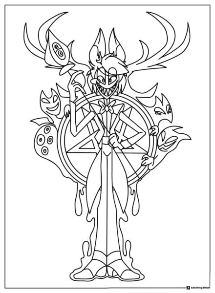 150 Hazbin Hotel Coloring Pages – Free Printable PDF Sheets
