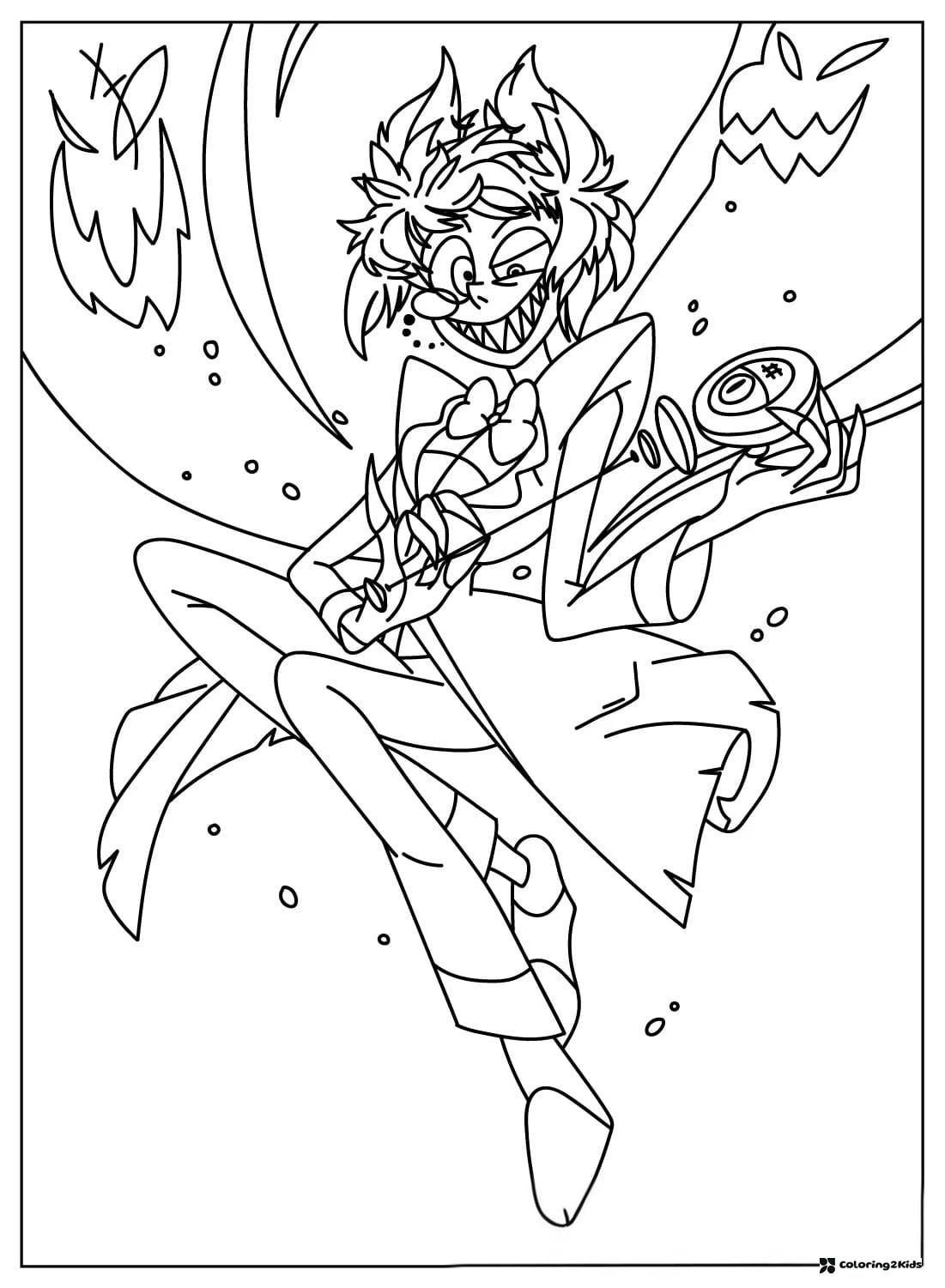 150 Hazbin Hotel Coloring Pages – Free Printable PDF Sheets