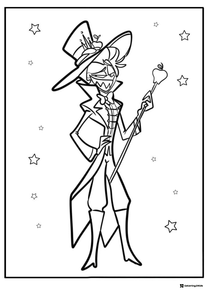 150 Hazbin Hotel Coloring Pages – Free Printable PDF Sheets