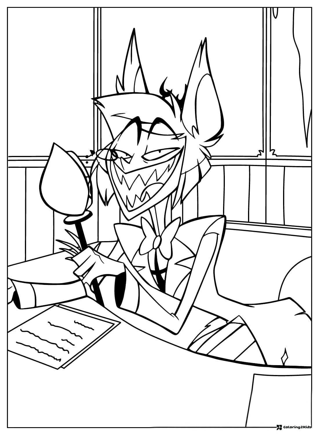 150 Hazbin Hotel Coloring Pages – Free Printable PDF Sheets