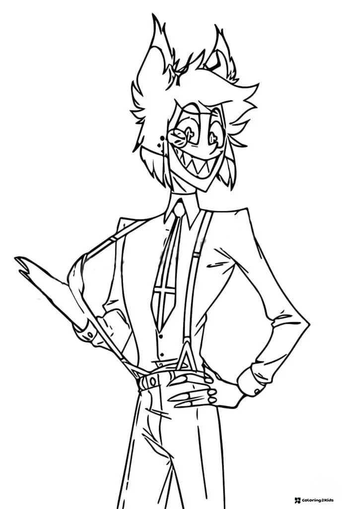 150 Hazbin Hotel Coloring Pages – Free Printable PDF Sheets