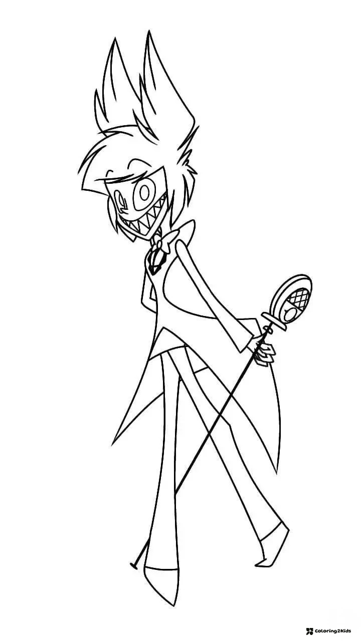150 Hazbin Hotel Coloring Pages – Free Printable PDF Sheets