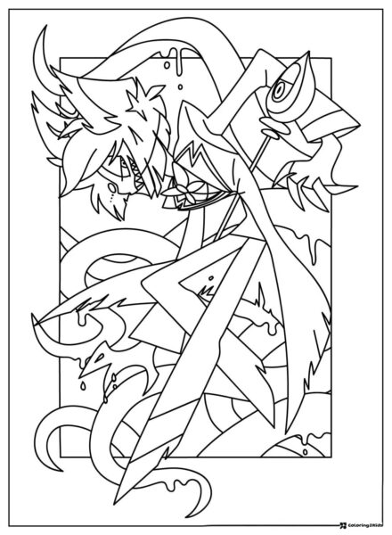 150 Hazbin Hotel Coloring Pages – Free Printable PDF Sheets
