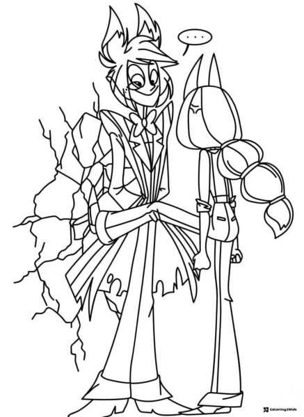 150 Hazbin Hotel Coloring Pages – Free Printable PDF Sheets