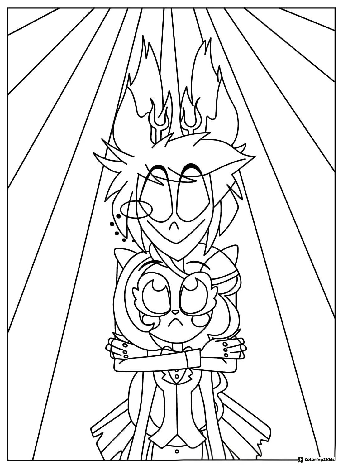 150 Hazbin Hotel Coloring Pages – Free Printable PDF Sheets