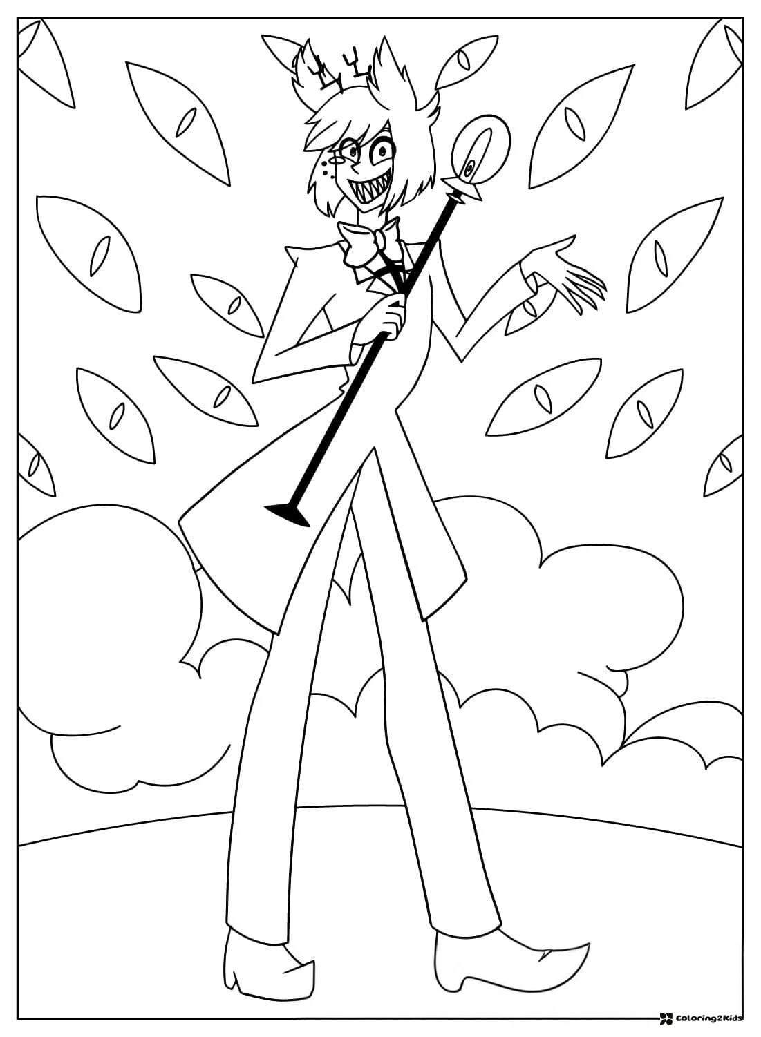 150 Hazbin Hotel Coloring Pages – Free Printable PDF Sheets