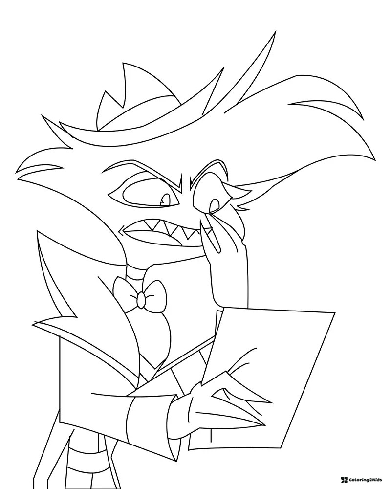 150 Hazbin Hotel Coloring Pages – Free Printable PDF Sheets