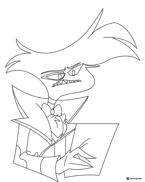 150 Hazbin Hotel Coloring Pages – Free Printable PDF Sheets