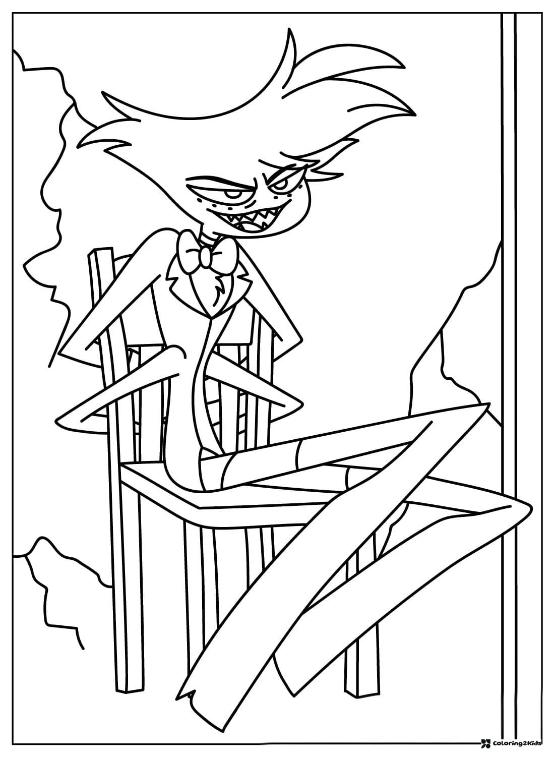150 Hazbin Hotel Coloring Pages – Free Printable PDF Sheets