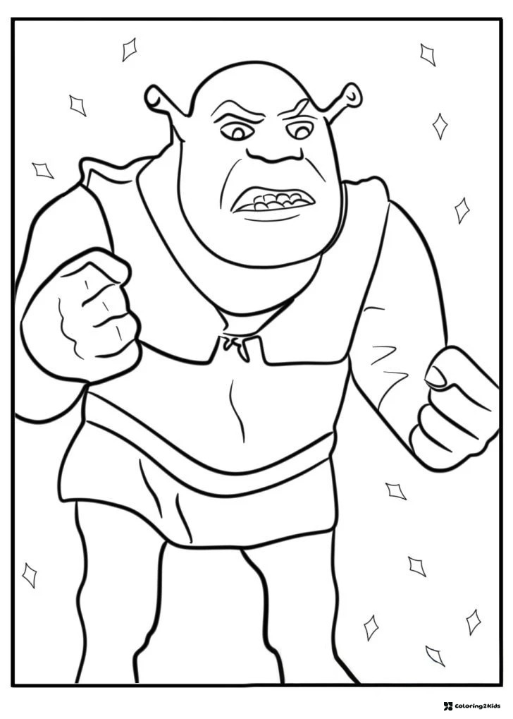 149 Shrek Coloring Pages – Free Printable PDF Sheets