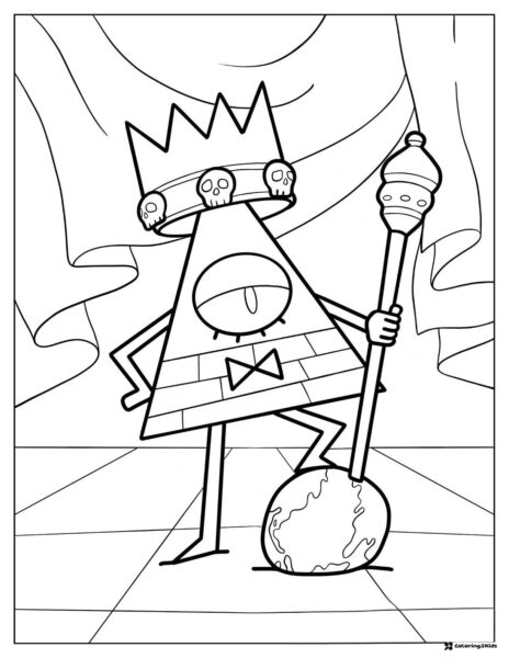 194 Gravity Falls Coloring Pages – Free Printable PDF Sheets