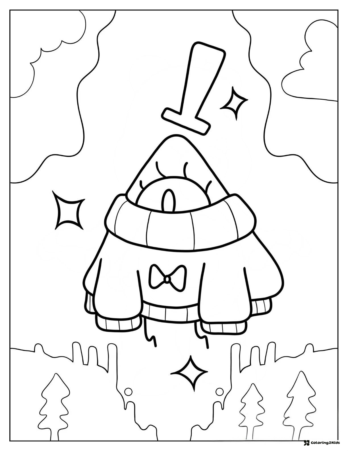 194 Gravity Falls Coloring Pages – Free Printable PDF Sheets