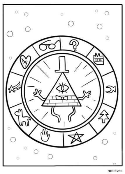 194 Gravity Falls Coloring Pages – Free Printable PDF Sheets