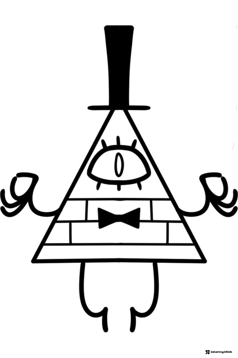 194 Gravity Falls Coloring Pages – Free Printable PDF Sheets