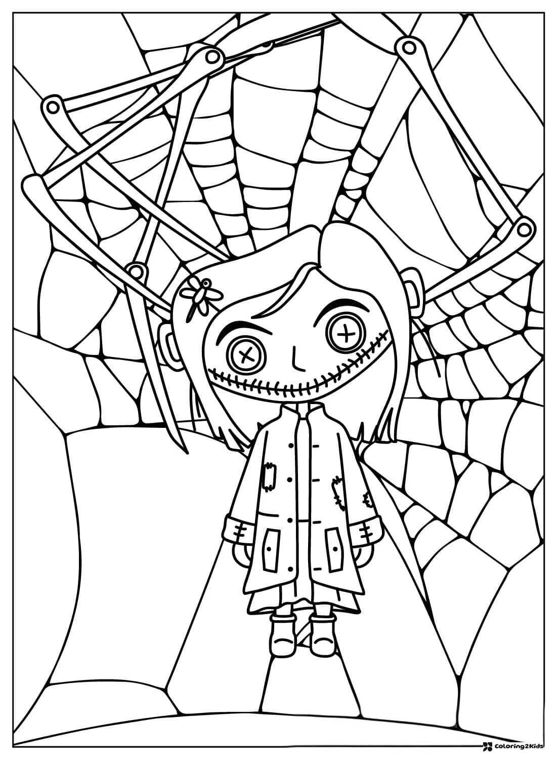 67 Coraline Coloring Pages – Free Printable PDF Sheets