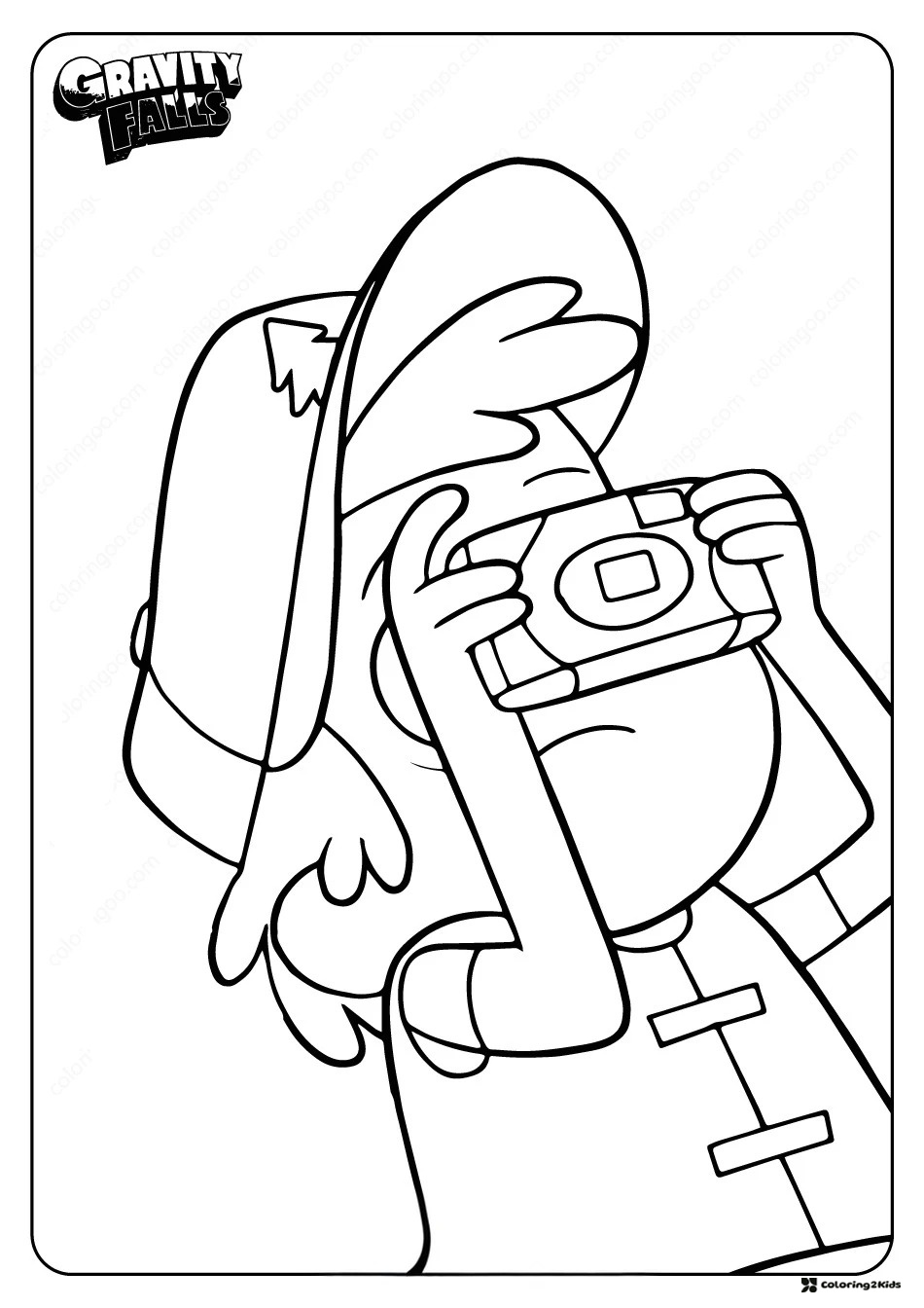 194 Gravity Falls Coloring Pages – Free Printable PDF Sheets