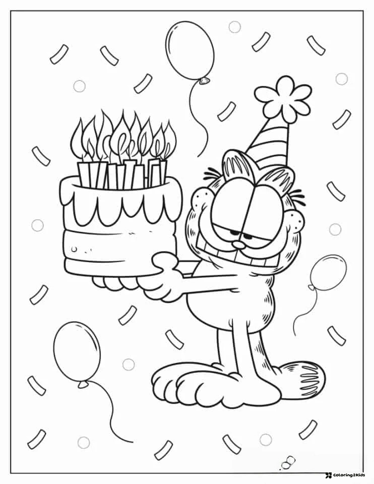 126 Garfield Coloring Pages – Free Printable PDF Sheets