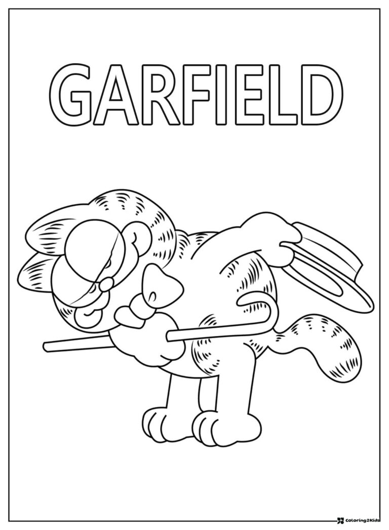 126 Garfield Coloring Pages – Free Printable PDF Sheets