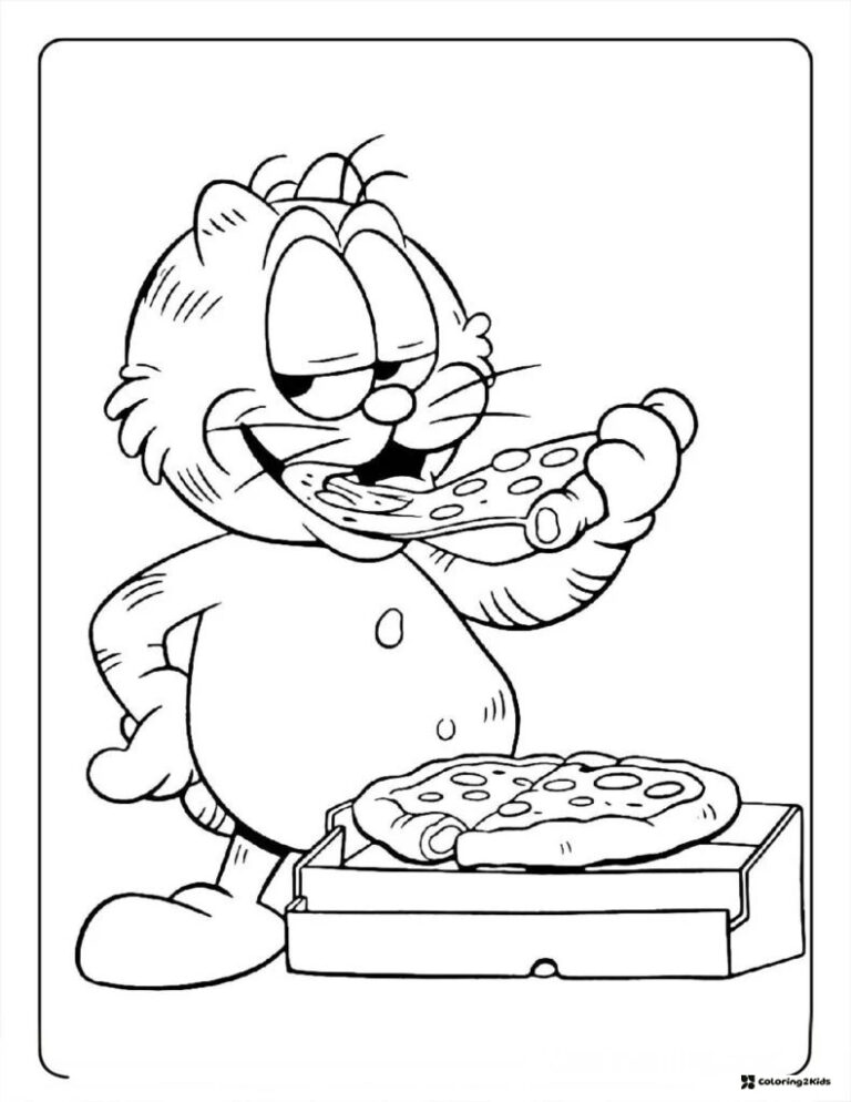 126 Garfield Coloring Pages – Free Printable PDF Sheets
