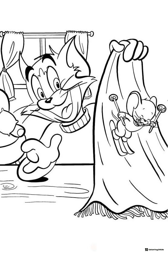 117 Tom and Jerry Coloring Pages – Free Printable PDF Sheets