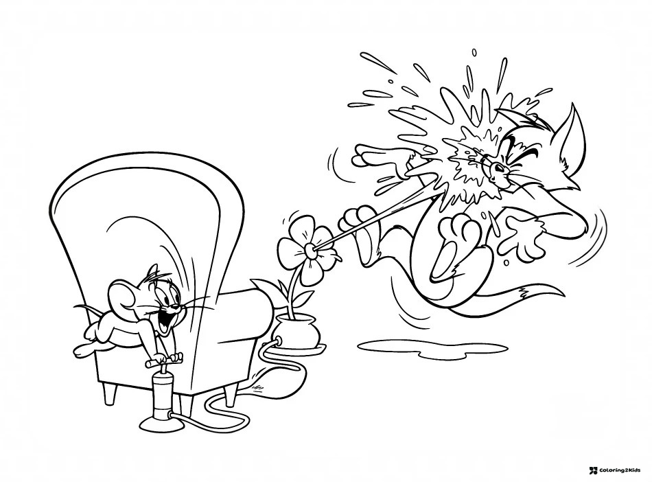 117 Tom and Jerry Coloring Pages – Free Printable PDF Sheets