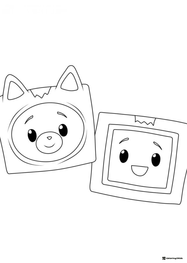 54 LankyBox Coloring Pages – Free Printable PDF Sheets