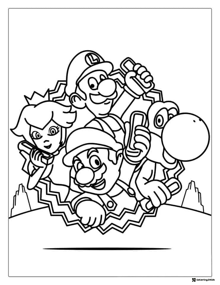 75 Mario and Luigi Coloring Pages – Free Printable PDF Sheets