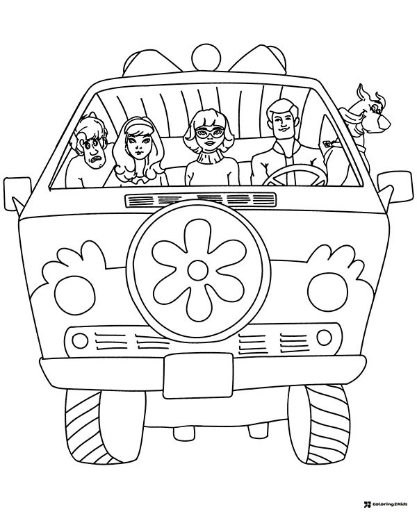 95 Scooby Doo Coloring Pages – Free Printable PDF Sheets