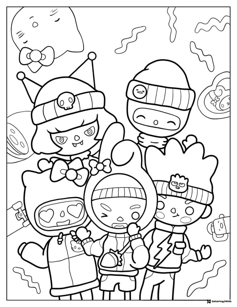 54 Toca Boca Coloring Pages – Free Printable PDF Sheets