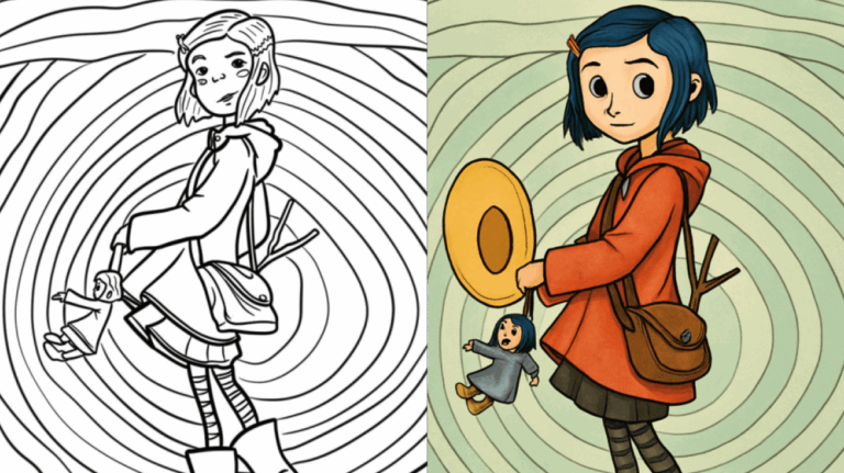 67 Coraline Coloring Pages – Free Printable PDF Sheets