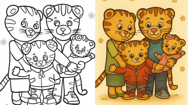 58 Daniel Tiger Coloring Pages – Free Printable PDF Sheets